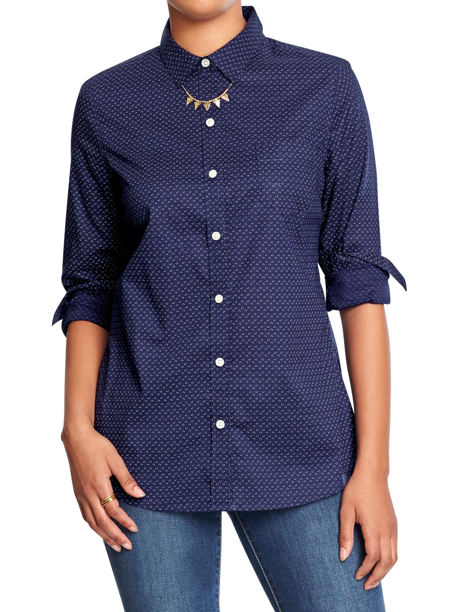 Women's Classic Patterned Shirts | Old Navy