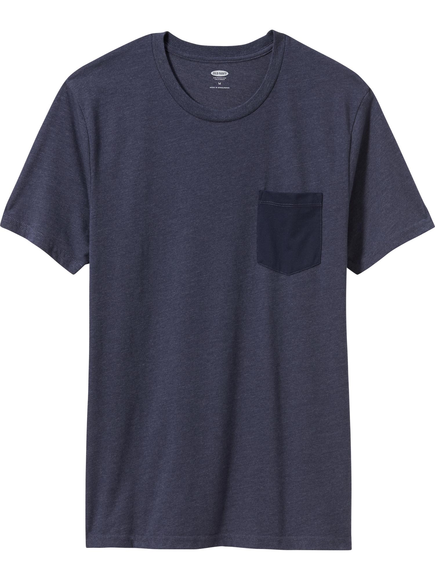 Crew-Neck Pocket Tee for Men | Old Navy