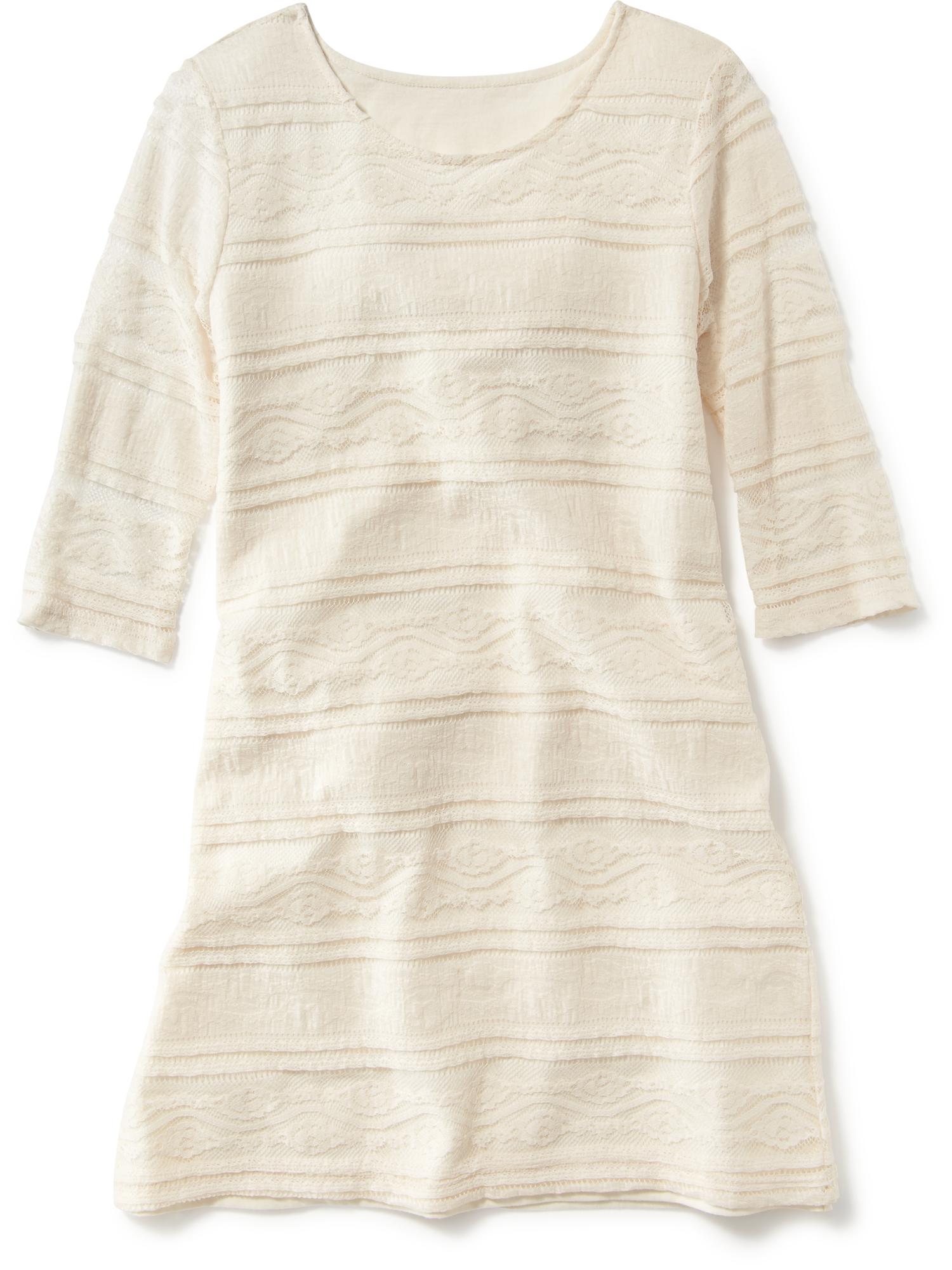 Lace Shift-Dress for Girls | Old Navy