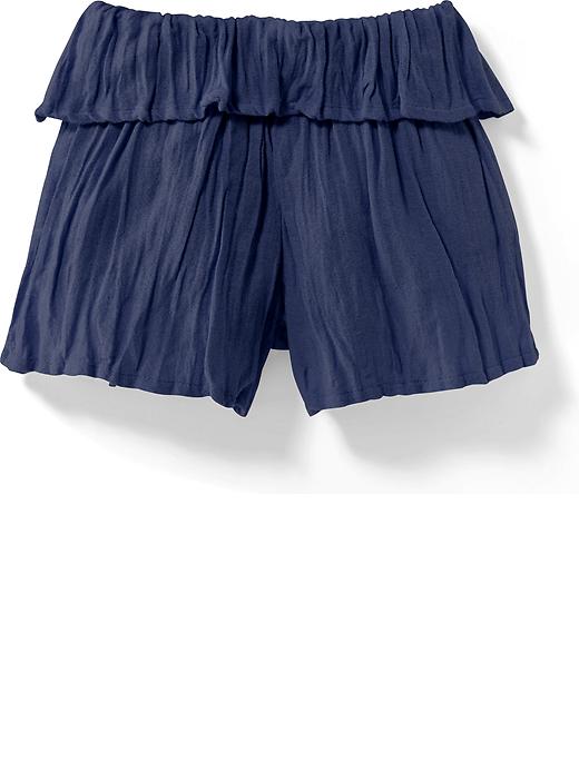 Gauze-Ruffle Short for Toddler | Old Navy