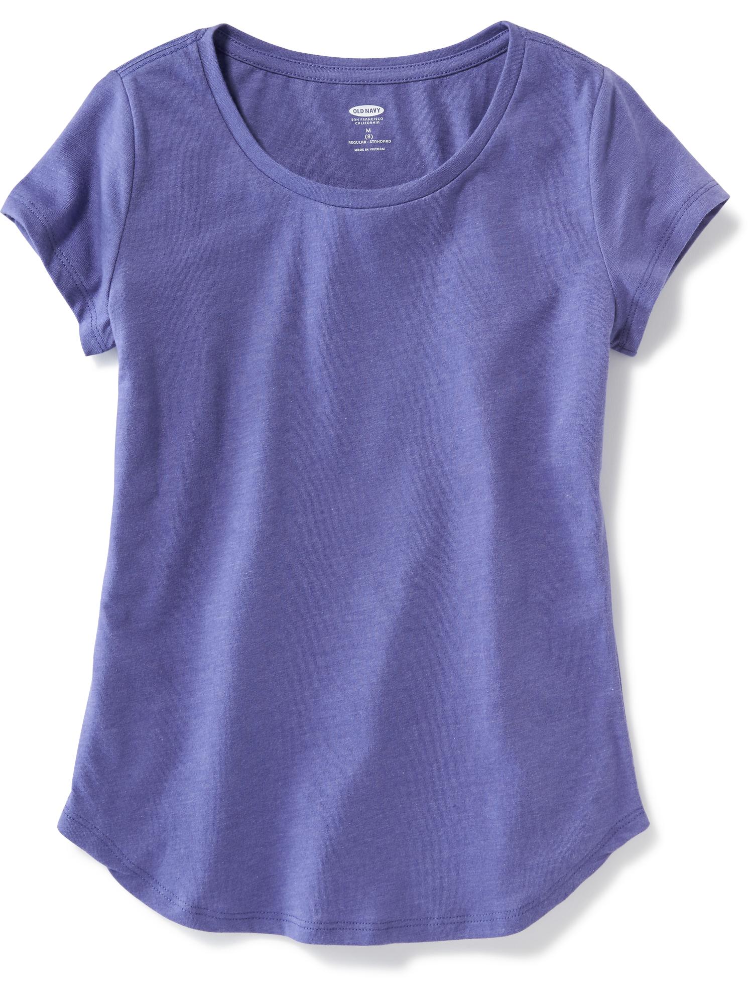 Fitted Basic Tee for Girls | Old Navy