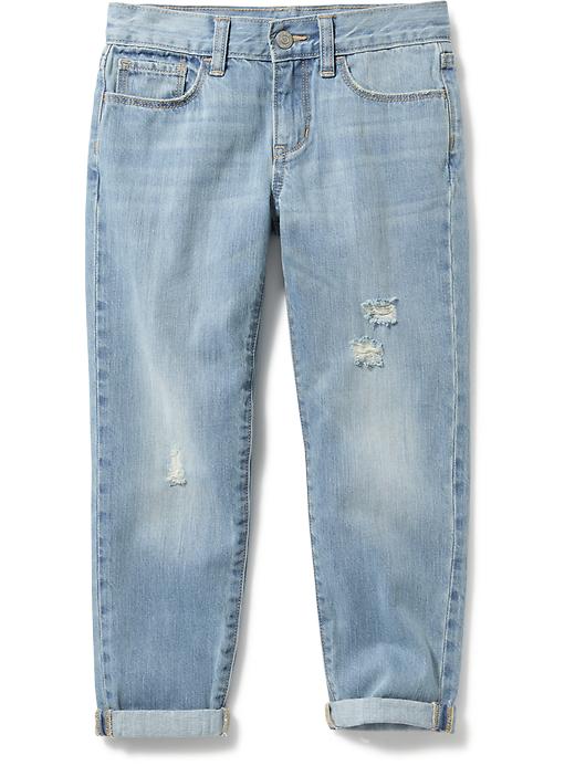 Light-Wash Boyfriend Skinny Jeans for Girls | Old Navy