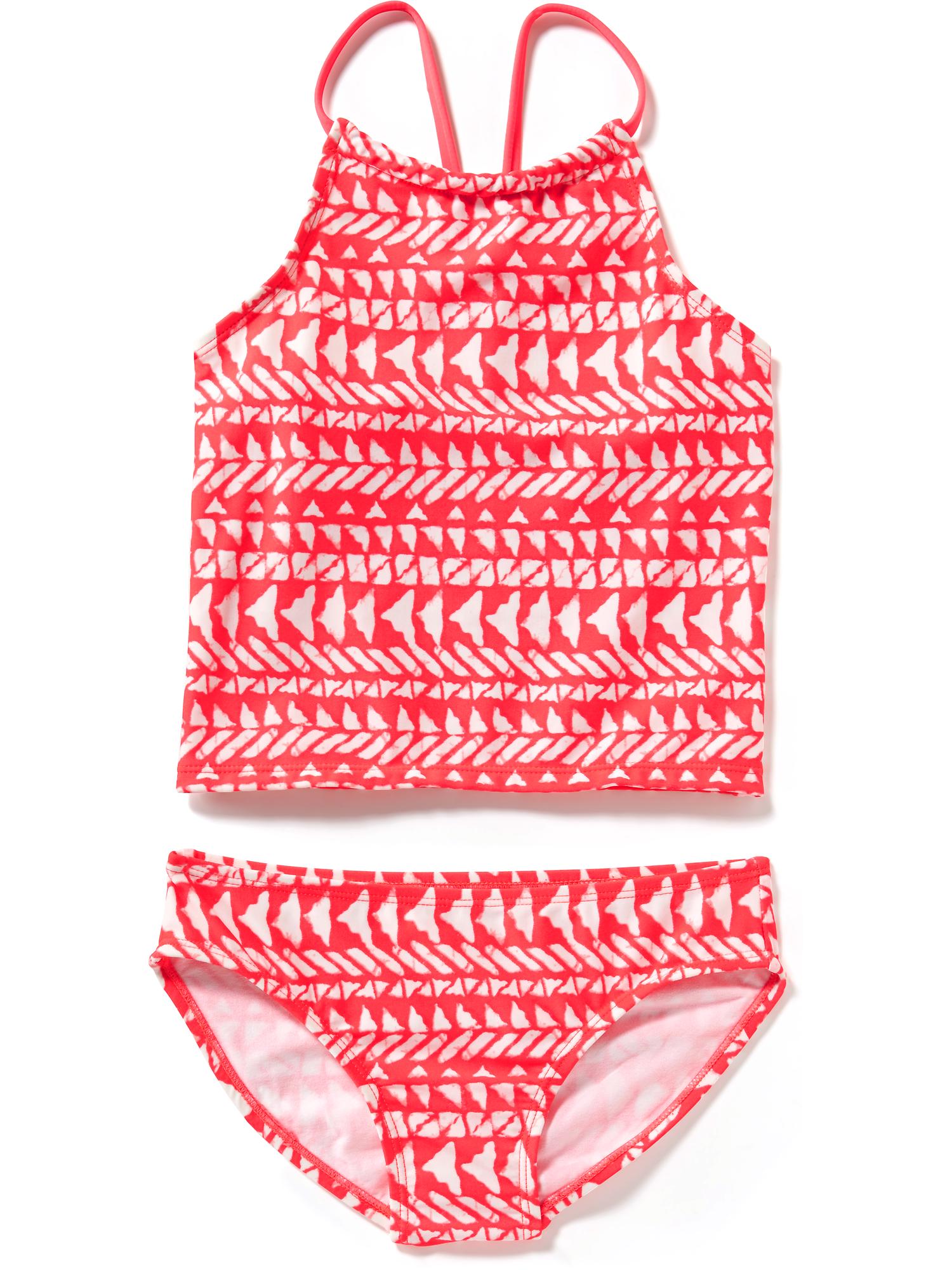 2-Piece Printed Tankini Set for Girls | Old Navy
