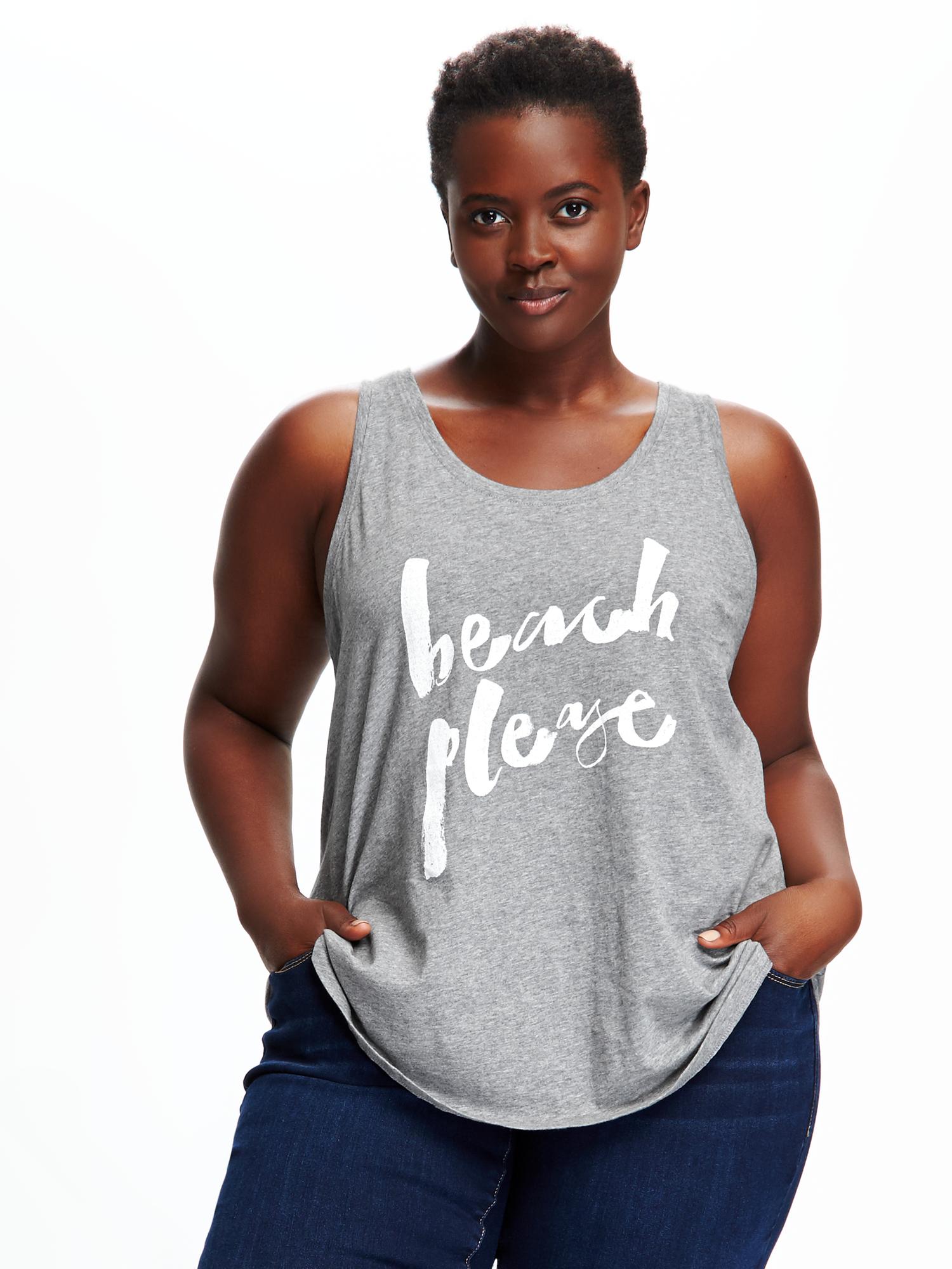 Relaxed Plus-Size Graphic Tank | Old Navy