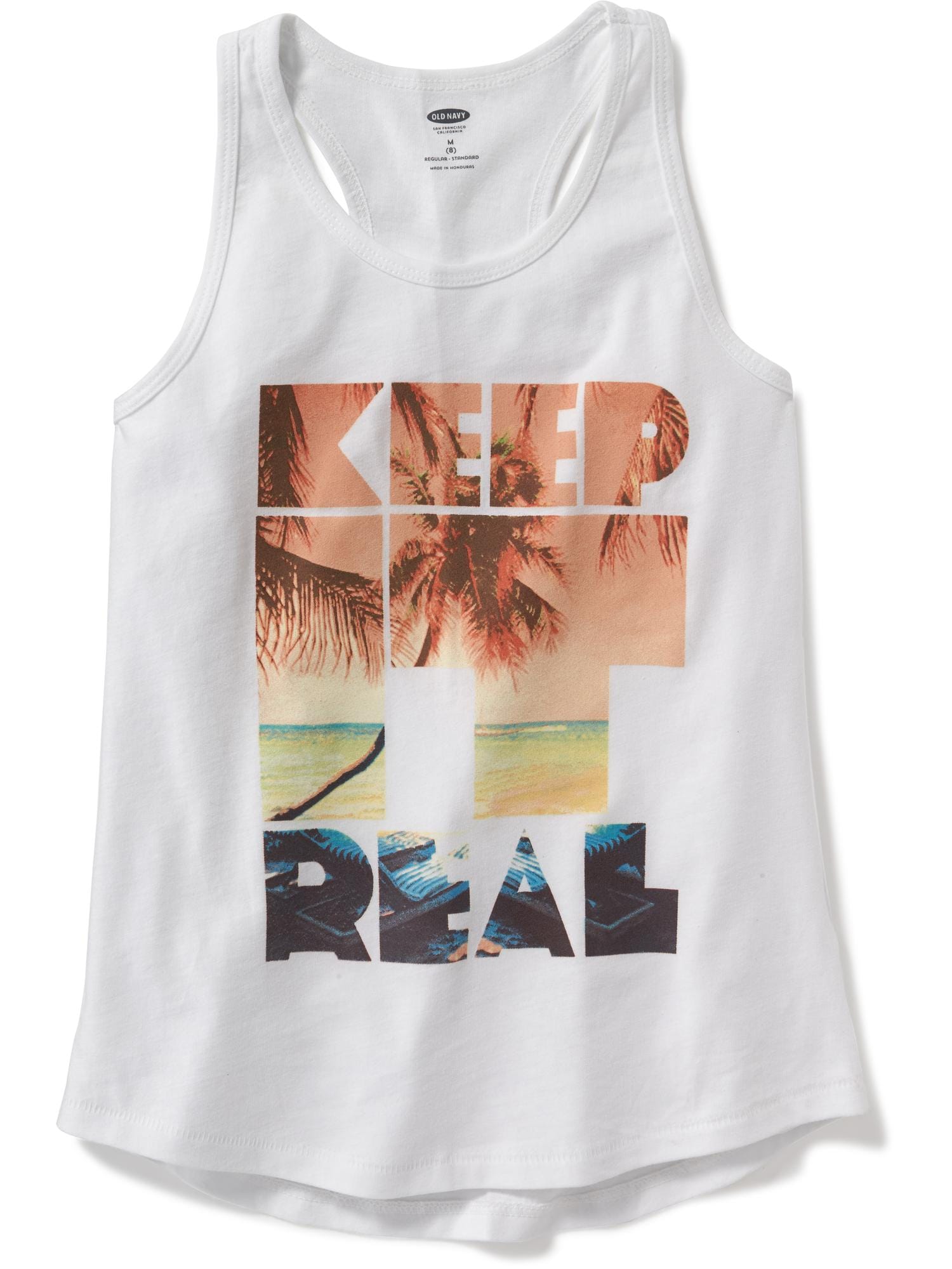 Graphic Racerback Tank for Girls | Old Navy