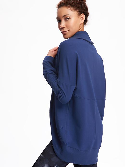 Performance Open-Front Fleece Tunic for Women | Old Navy