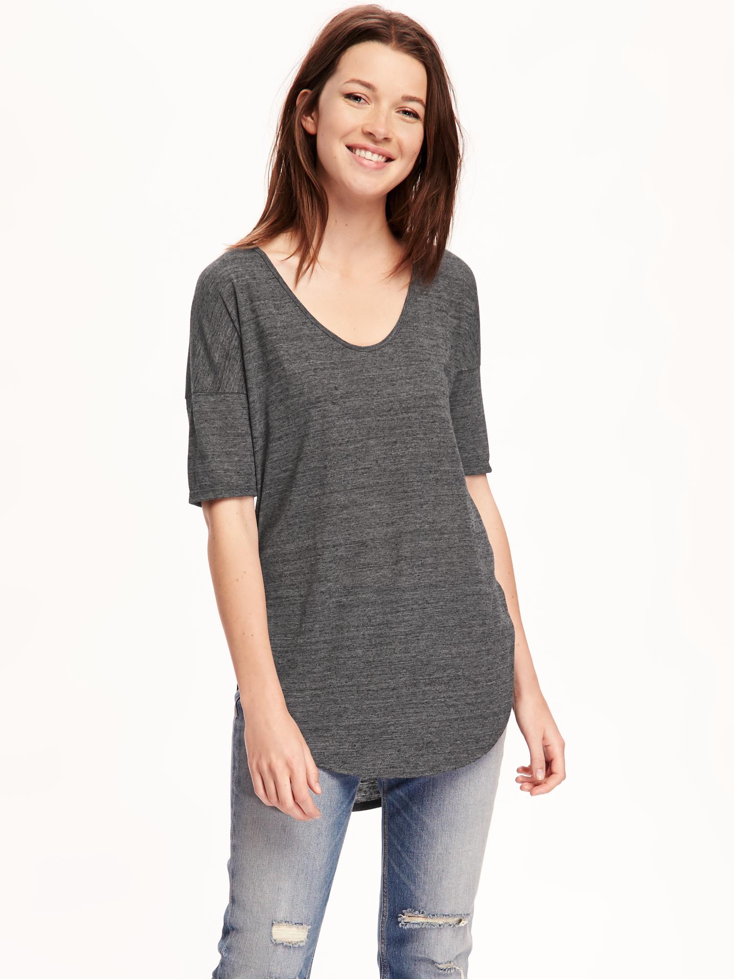 Relaxed Tunic Tee for Women | Old Navy