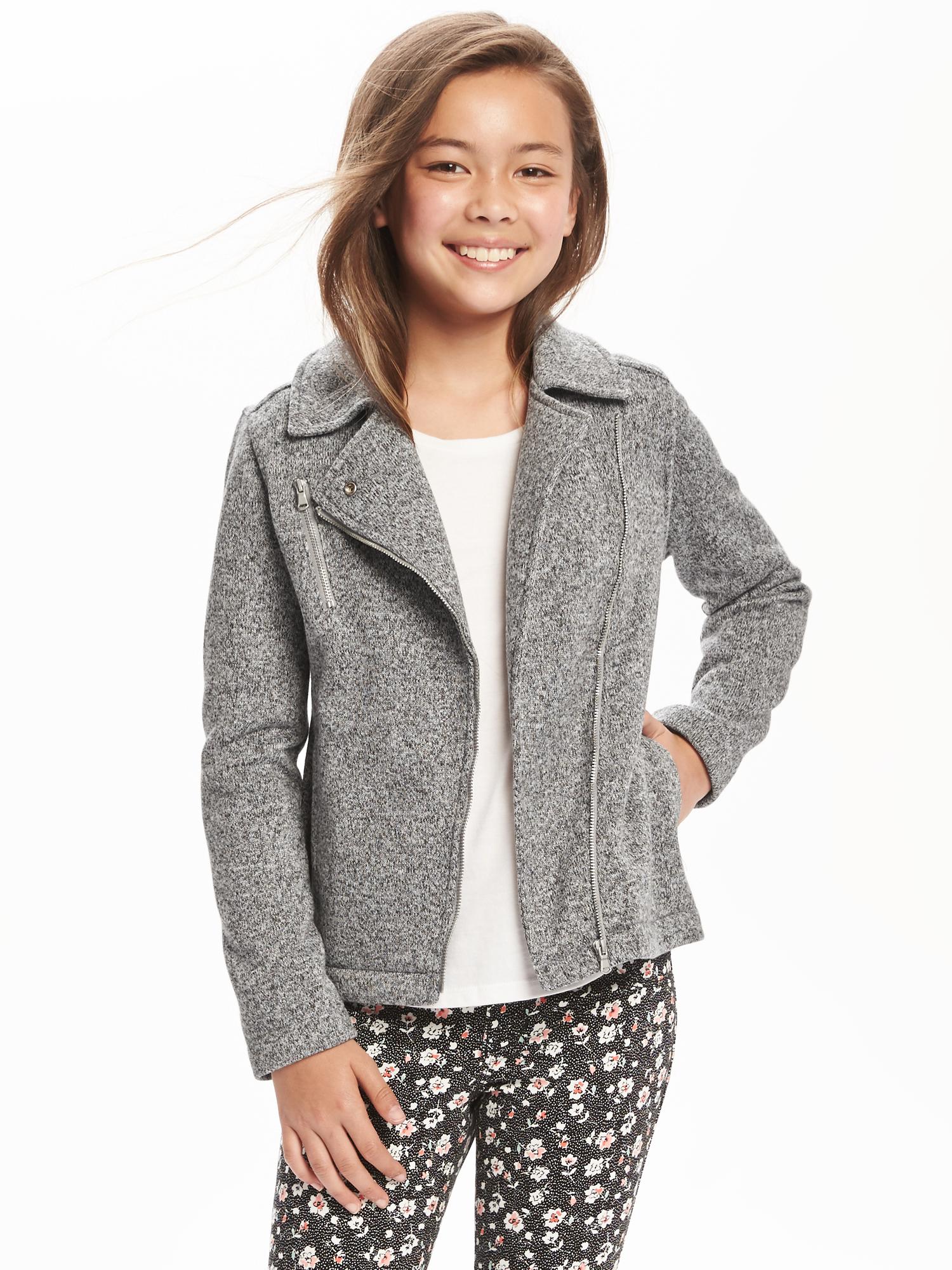 Fleece Moto Jacket for Girls | Old Navy