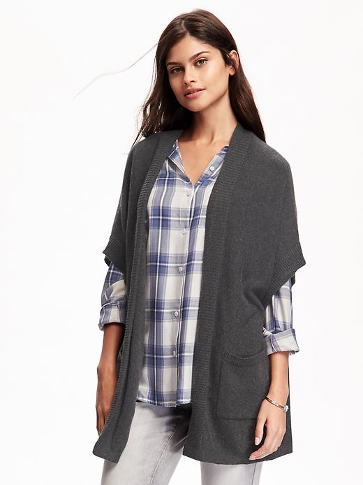 Open-Front Drapey Poncho for Women | Old Navy