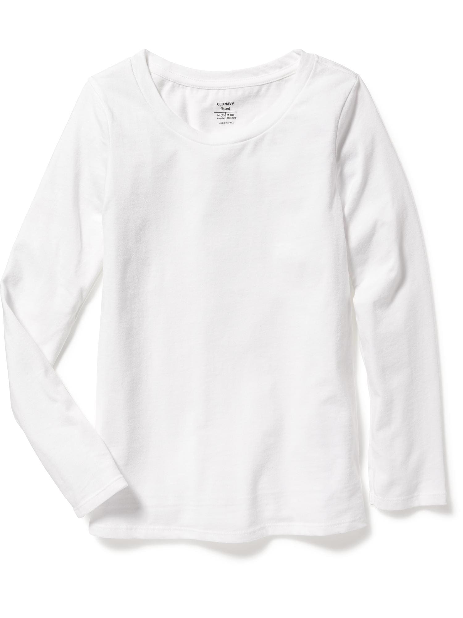 Fitted Crew-Neck Tee for Girls | Old Navy
