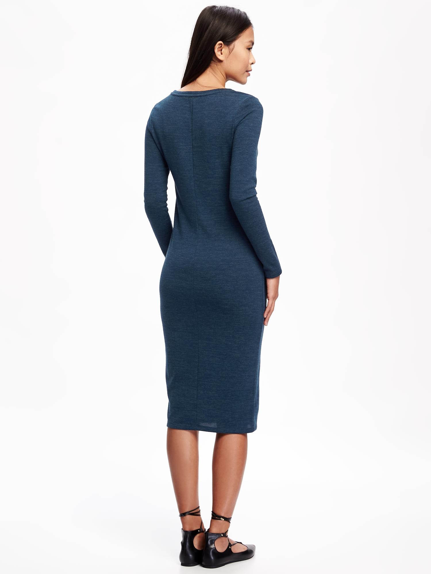 Sweater-Knit Slim Shift Dress for Women | Old Navy
