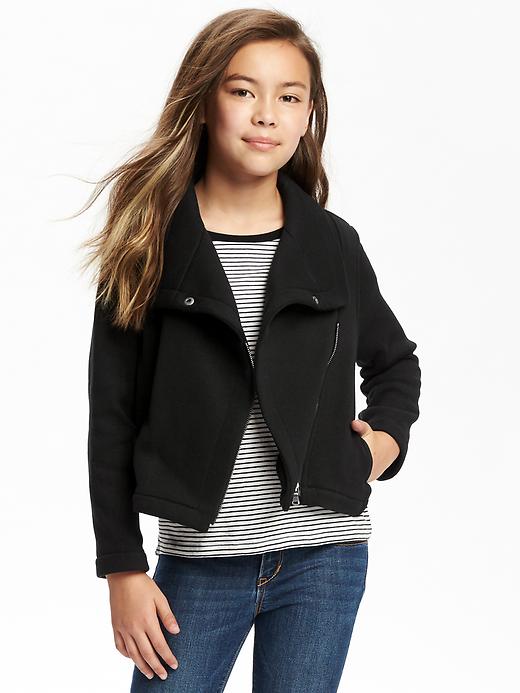 Fleece Moto Jacket for Girls | Old Navy