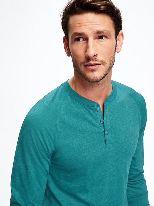 Raglan-Sleeve Henley for Men | Old Navy