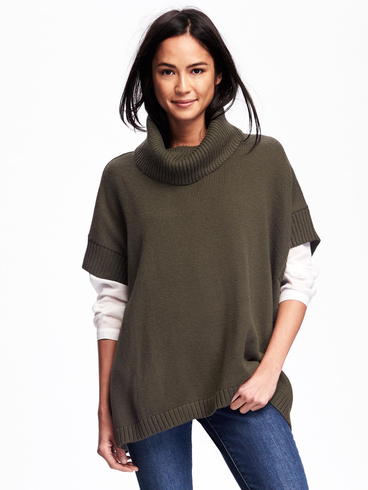 Cowl-Neck Poncho for Women | Old Navy