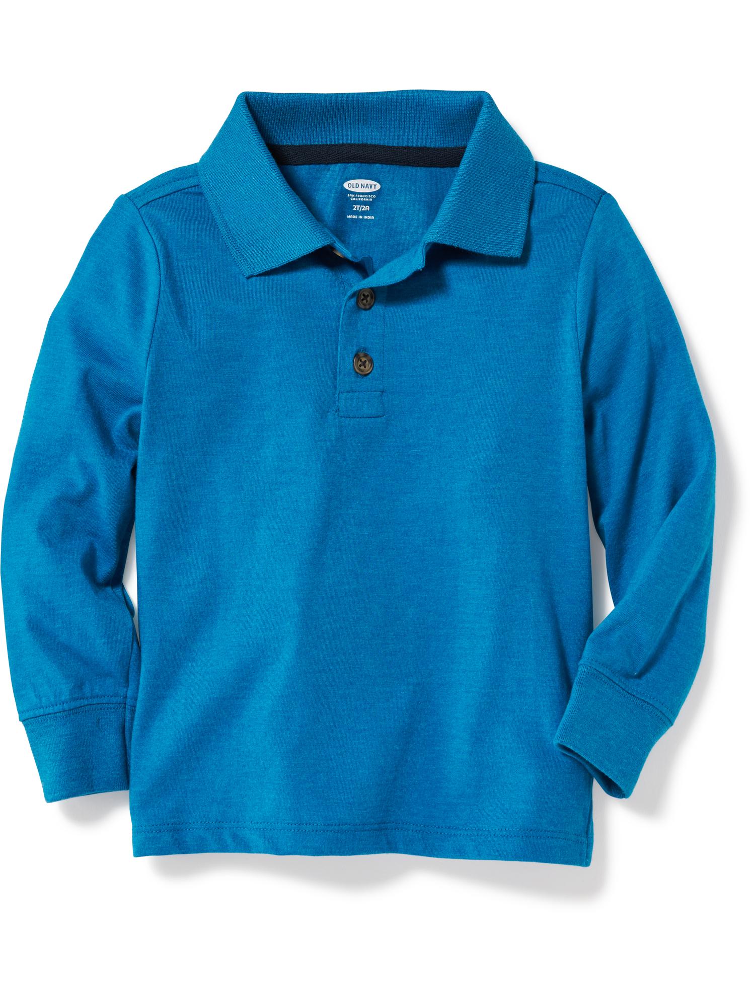Long-Sleeve Polo for Toddler Boys | Old Navy