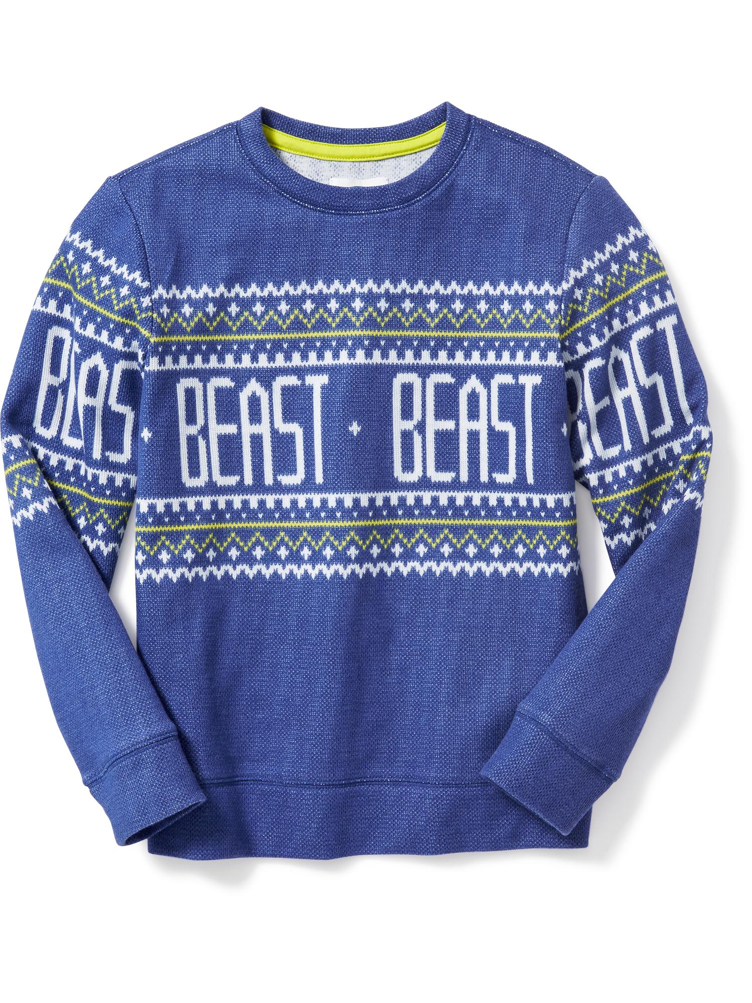 French-Rib Crew-Neck Sweater for Boys | Old Navy