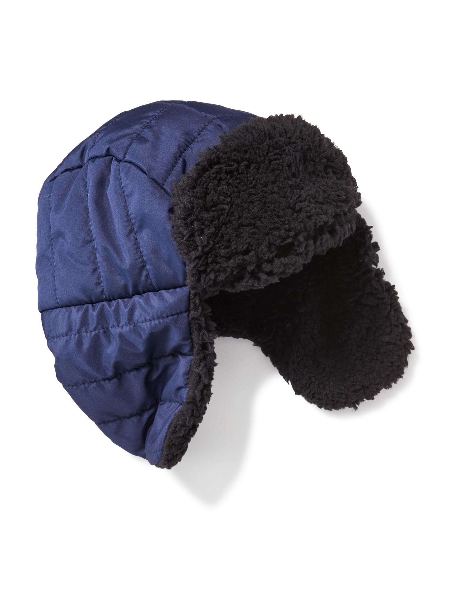 Quilted Sherpa-Lined Trapper Hat for Boys | Old Navy