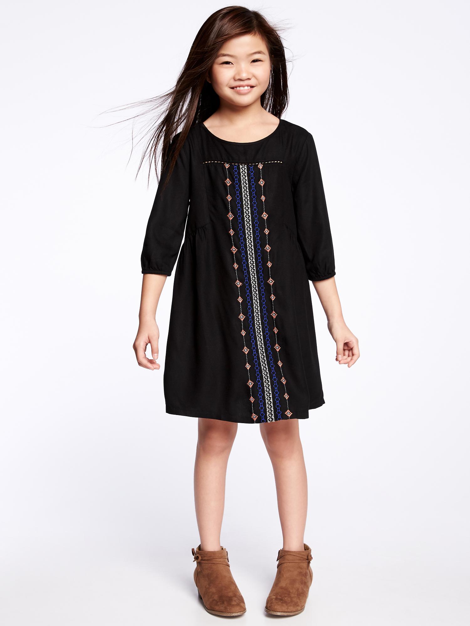 Embroidered Shift Dress | Old Navy