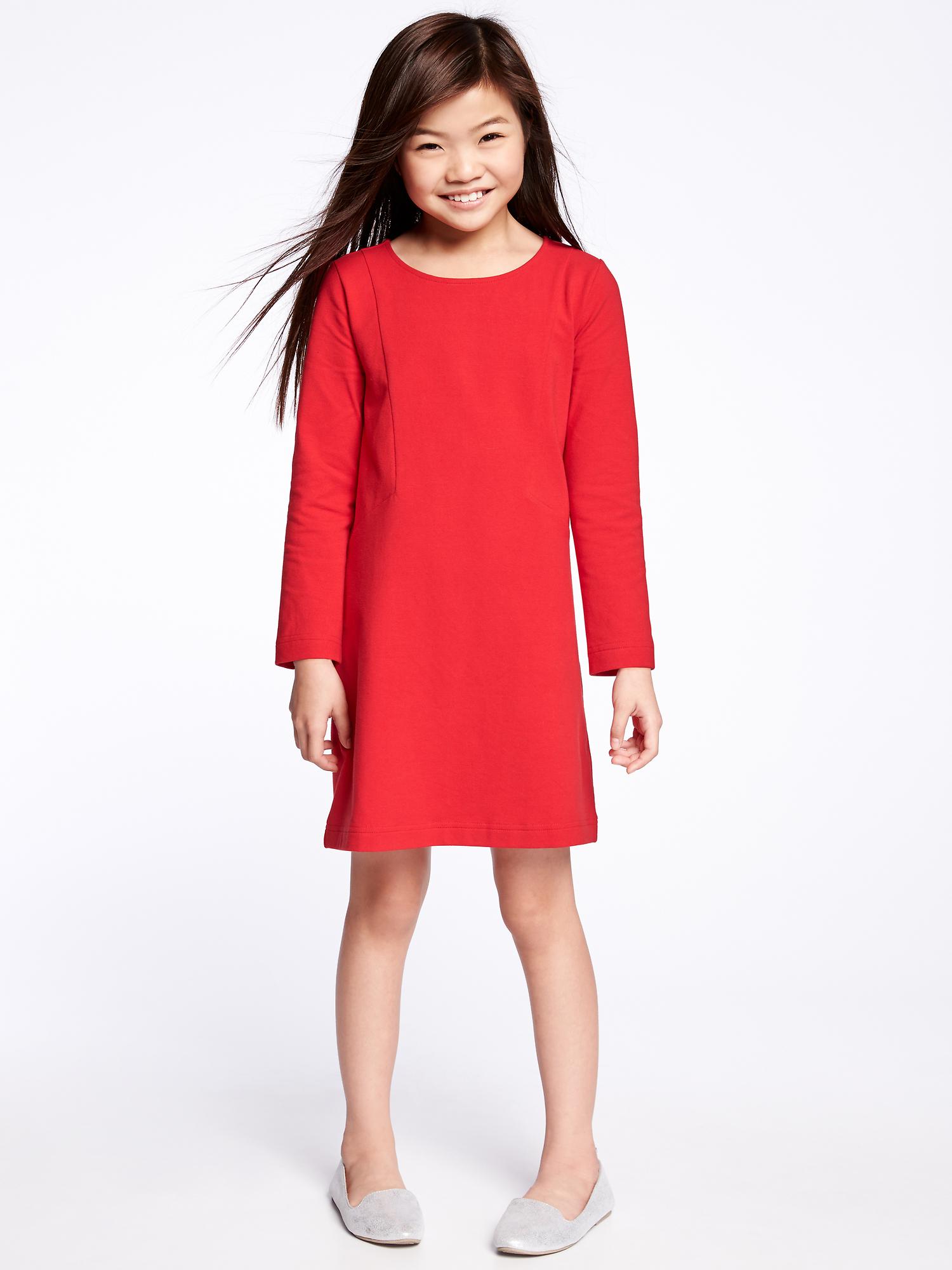 Zip-Back Shift Dress for Girls | Old Navy