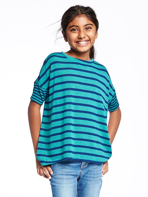 Sweater-Knit Hi-Lo Top for Girls | Old Navy