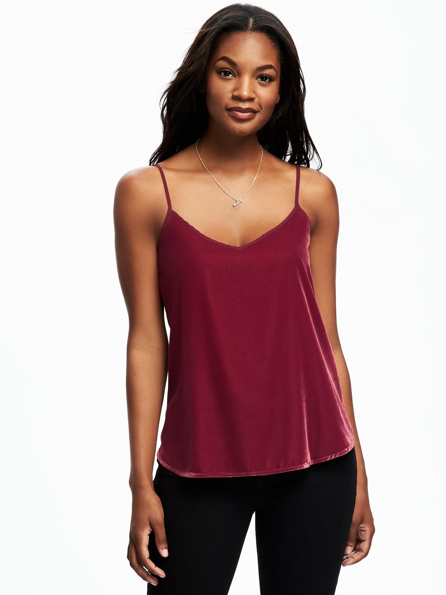 Velvet V-Neck Cami for Women | Old Navy