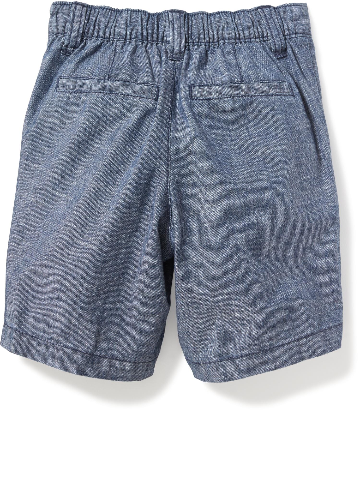Flat-Front Chambray Shorts for Toddler Boys | Old Navy