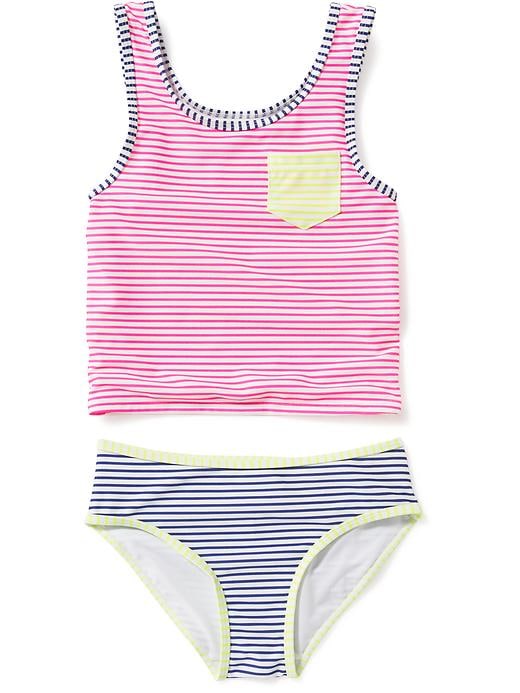 2-Piece Printed Tankini Set for Girls | Old Navy