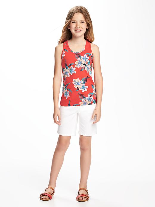 Fitted Racerback Tank for Girls | Old Navy