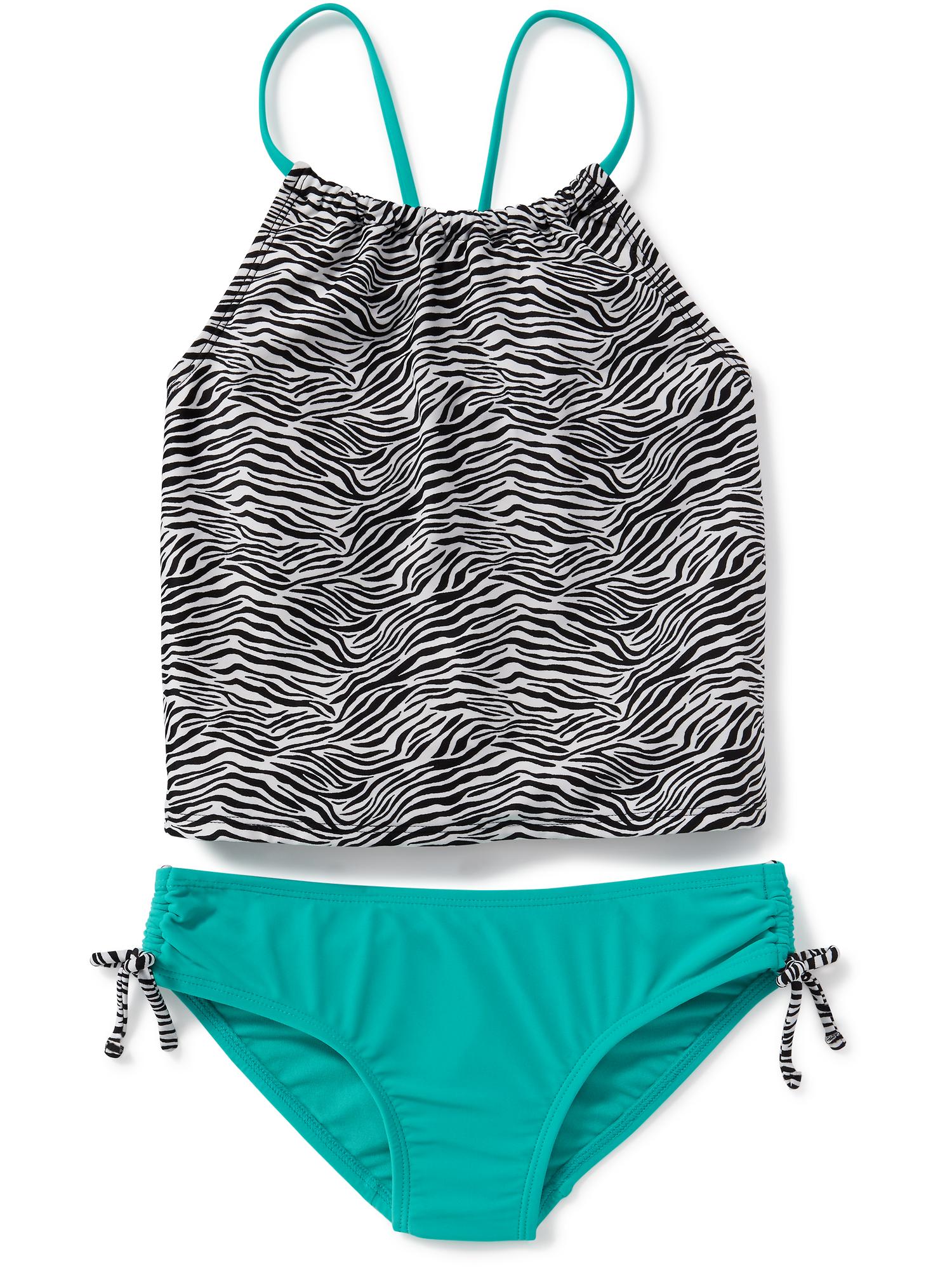 2-Piece Ruched Tankini Set for Girls | Old Navy