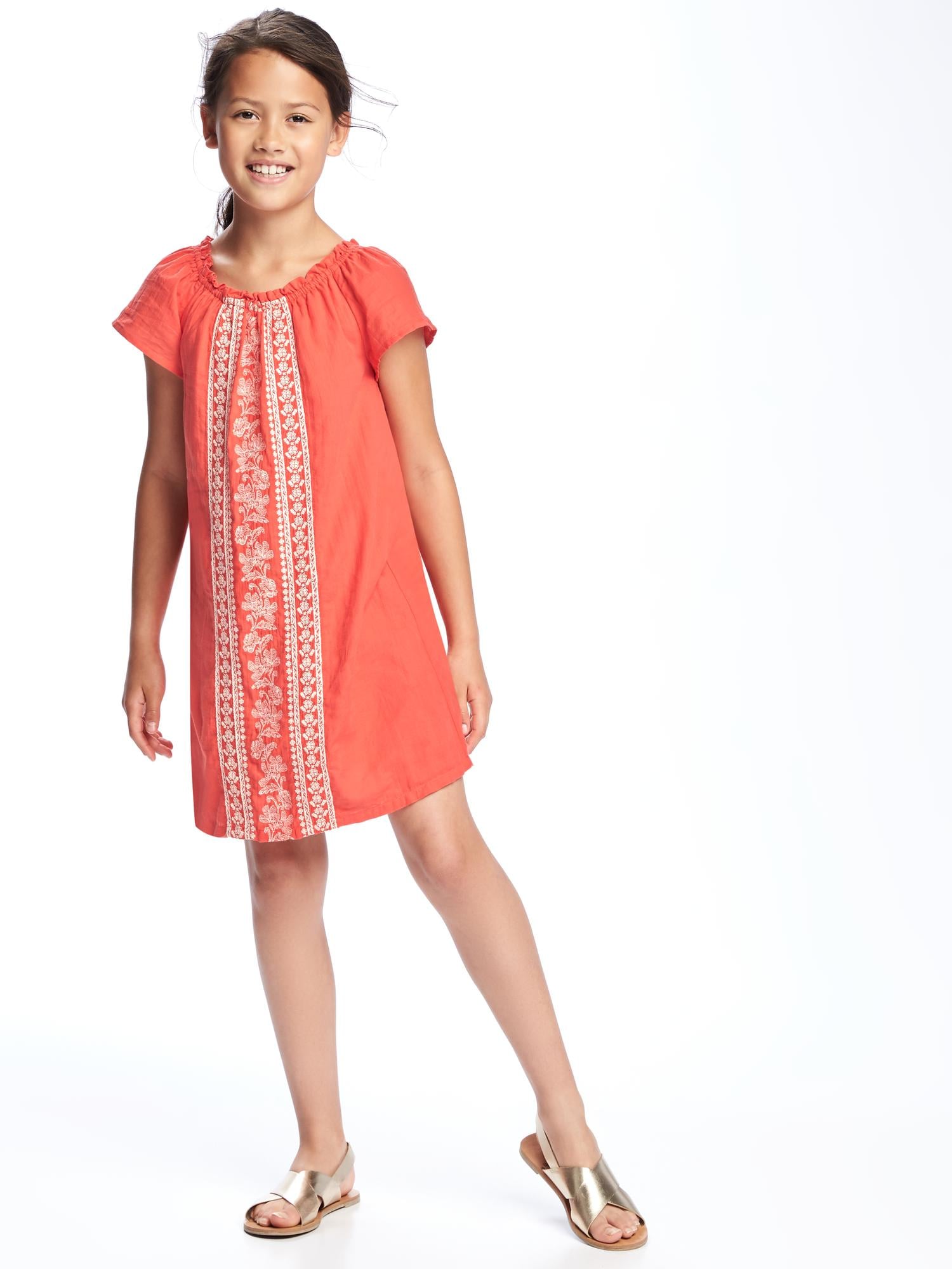 Embroidered Shift Dress for Girls | Old Navy