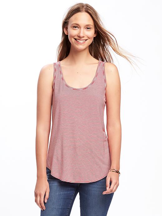 Luxe Curved-Hem Tank for Women | Old Navy