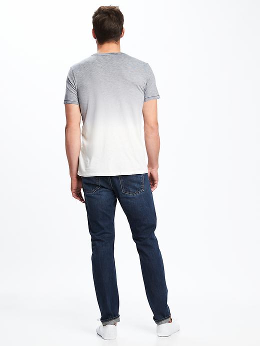Dip-Dye Slub-Knit Pocket Tee for Men | Old Navy