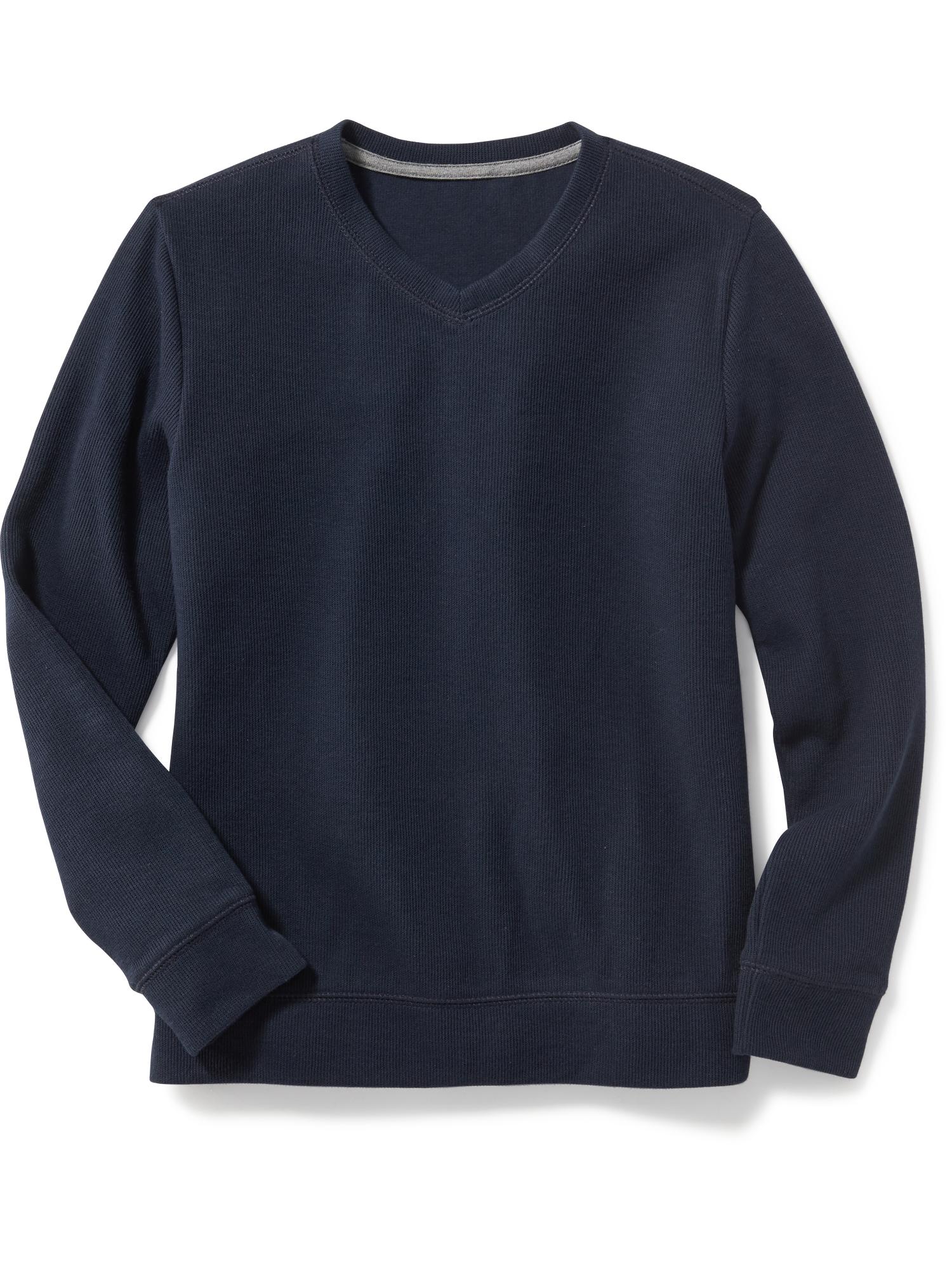 French-Rib V-Neck Sweater for Boys | Old Navy