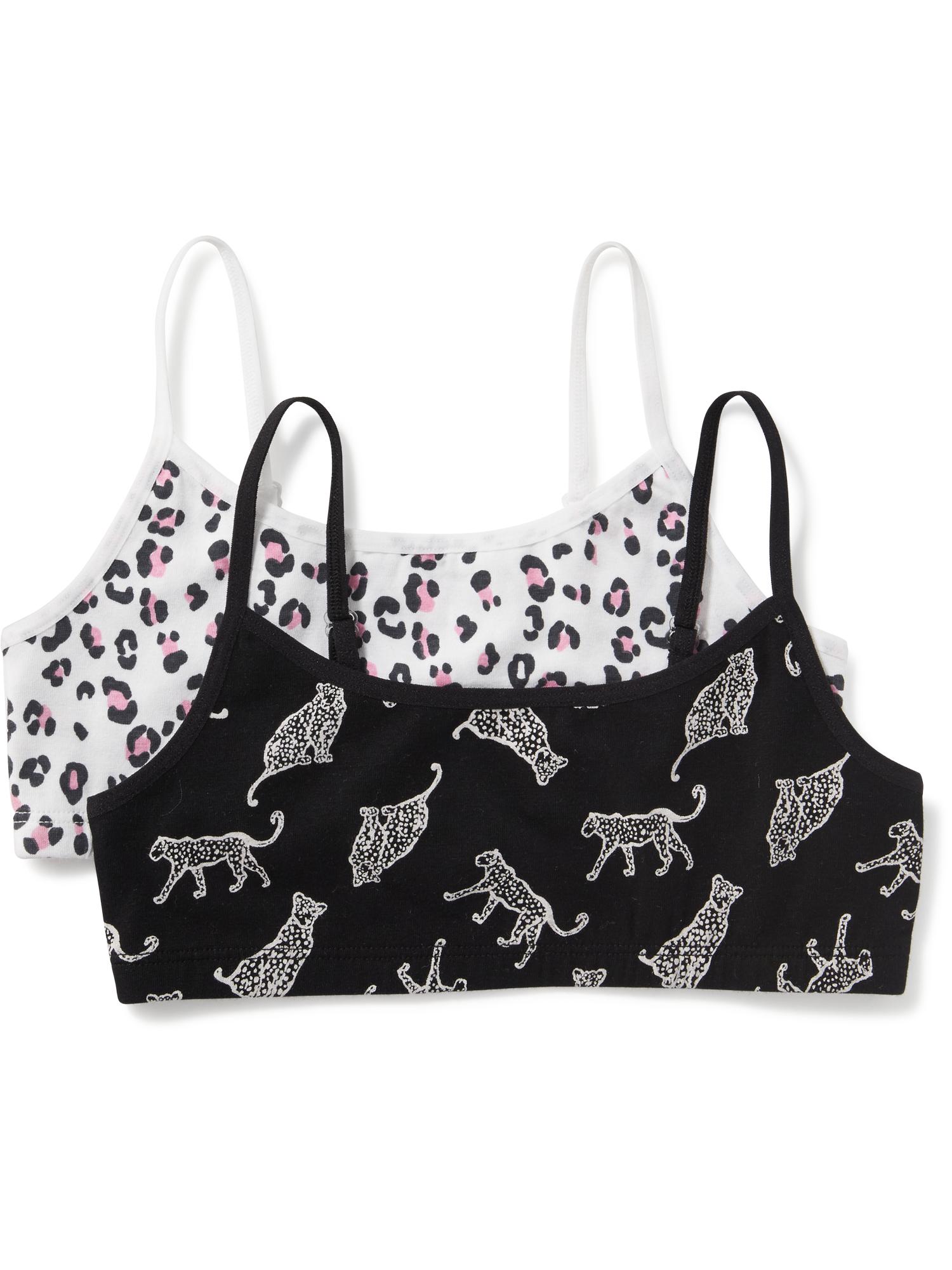 Patterned Cami Bra 2-Pack for Girls | Old Navy