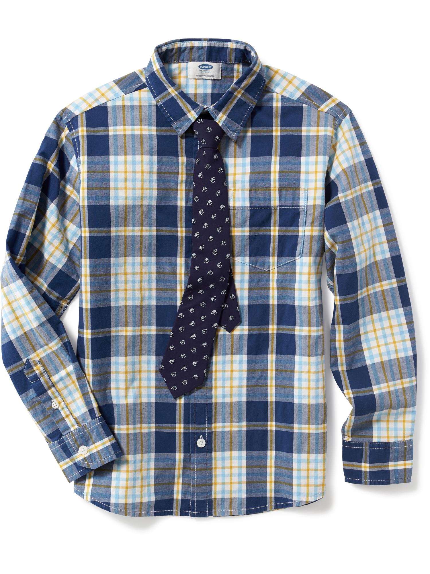 Shirt & Tie Set For Boys | Old Navy