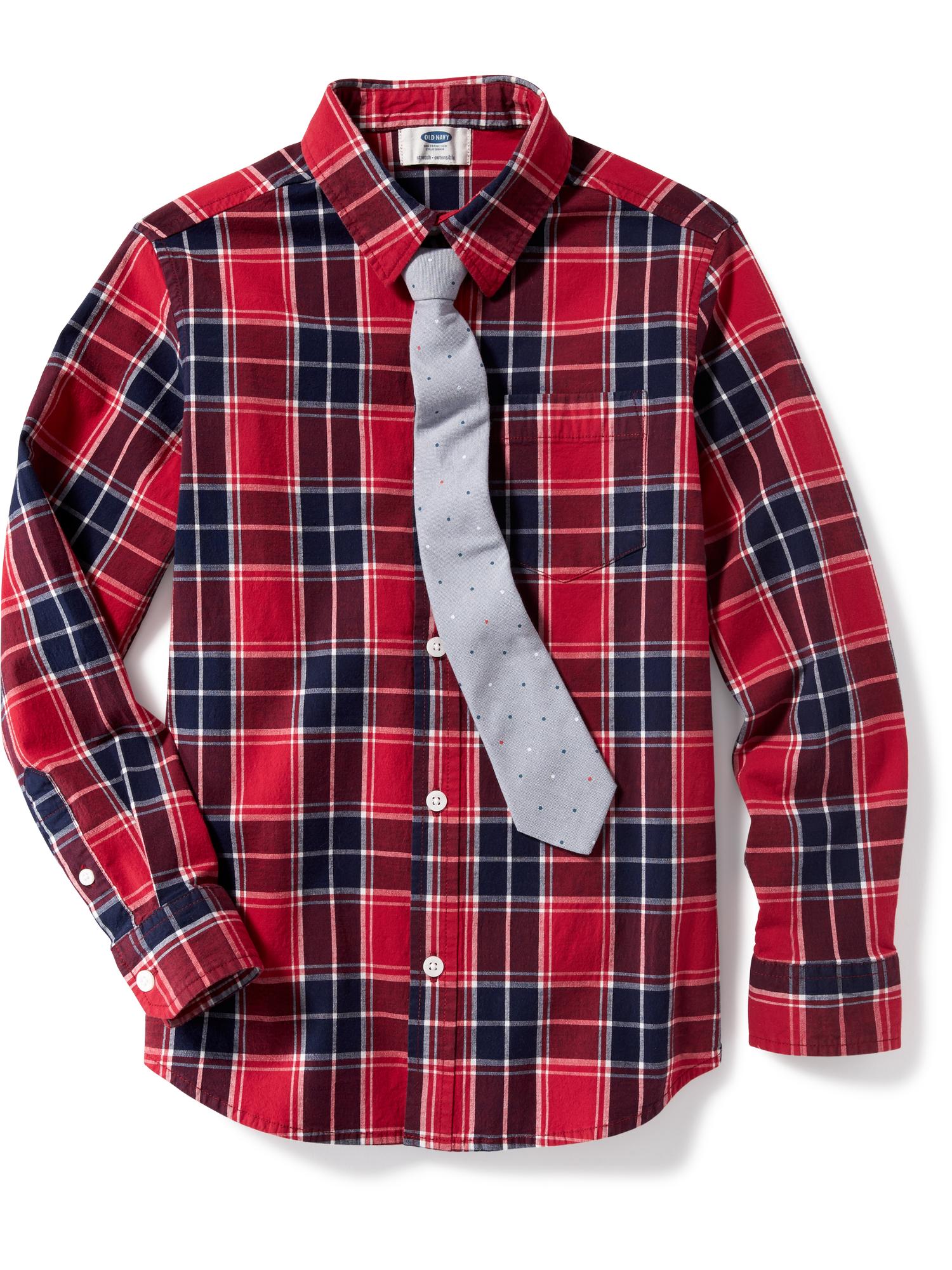 Shirt & Tie Set For Boys | Old Navy
