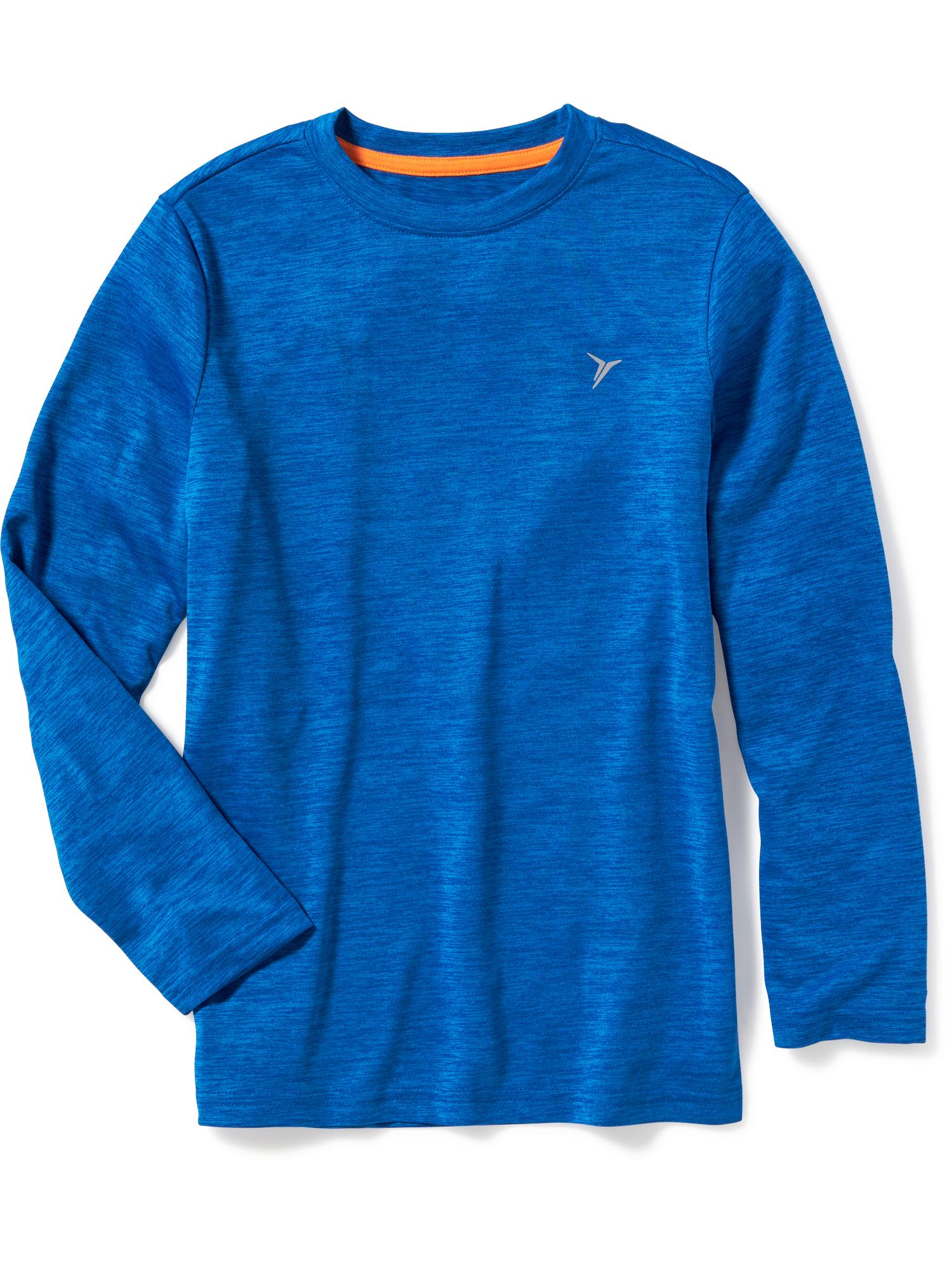 Relaxed Go-Dry Crew-Neck Tee For Boys | Old Navy
