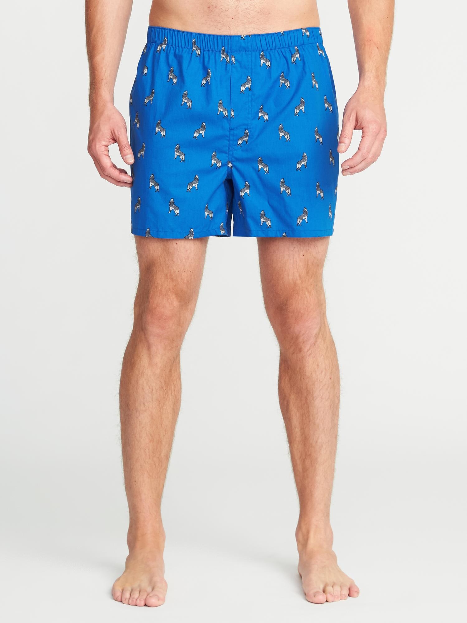 Patterned Poplin Boxers for Men | Old Navy