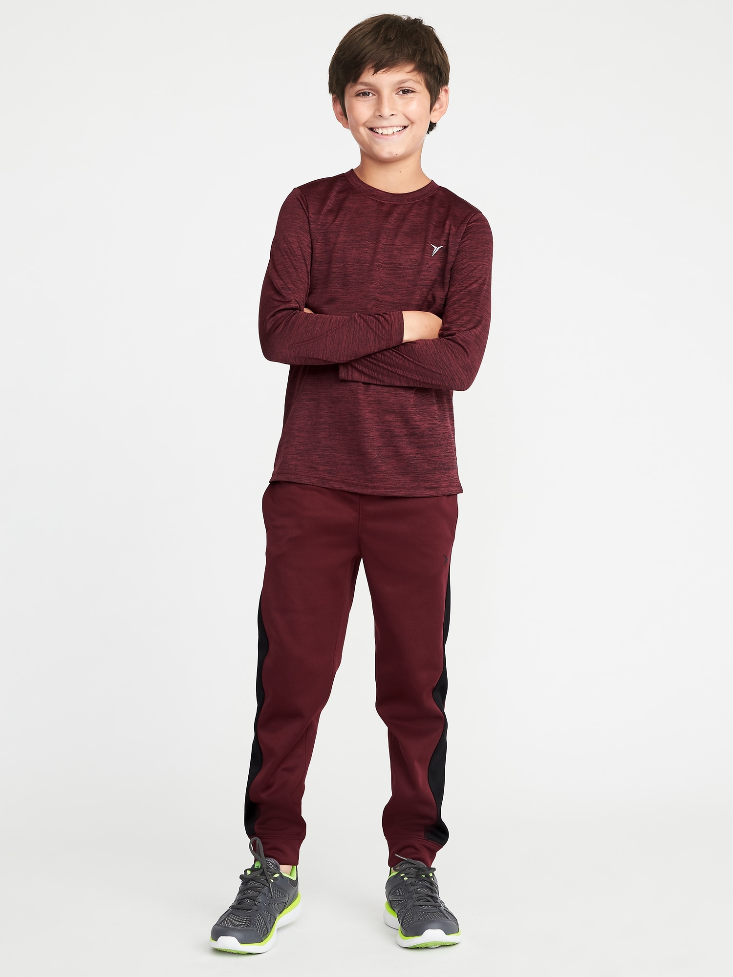 Relaxed Go-Dry Crew-Neck Tee For Boys | Old Navy