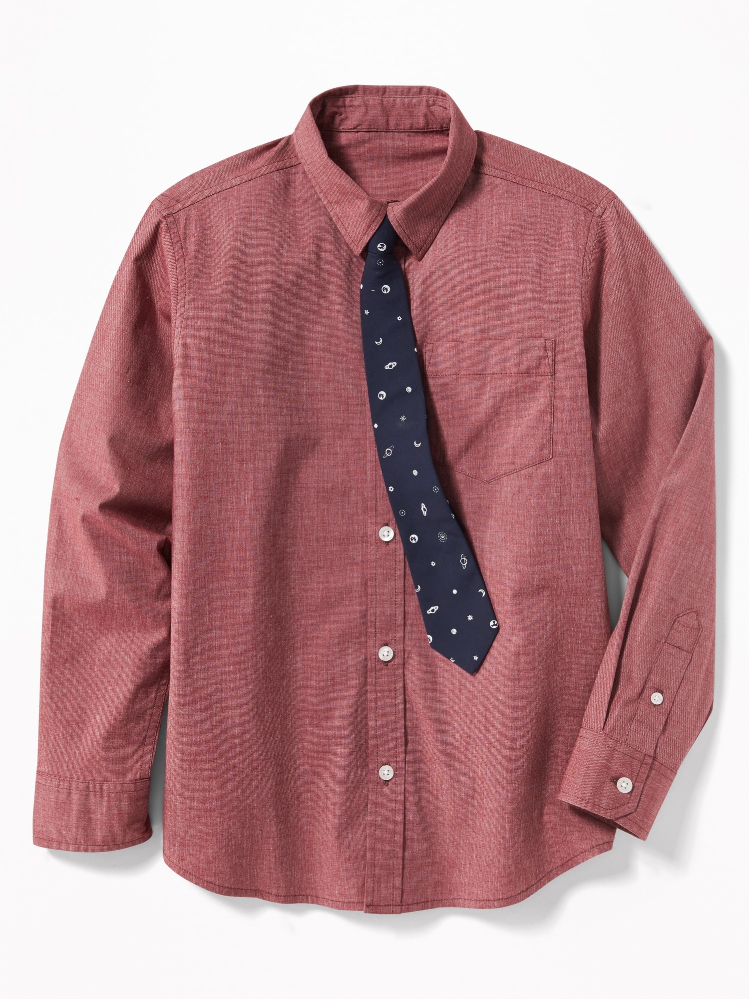 Shirt & Tie Set For Boys | Old Navy