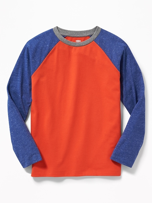 Softest Raglan-Sleeve Tee For Boys | Old Navy