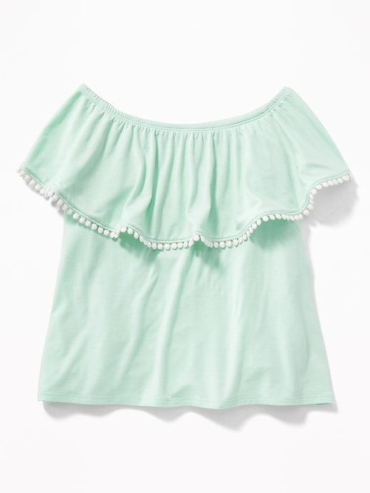 Ruffled Off-the-Shoulder Top for Girls | Old Navy