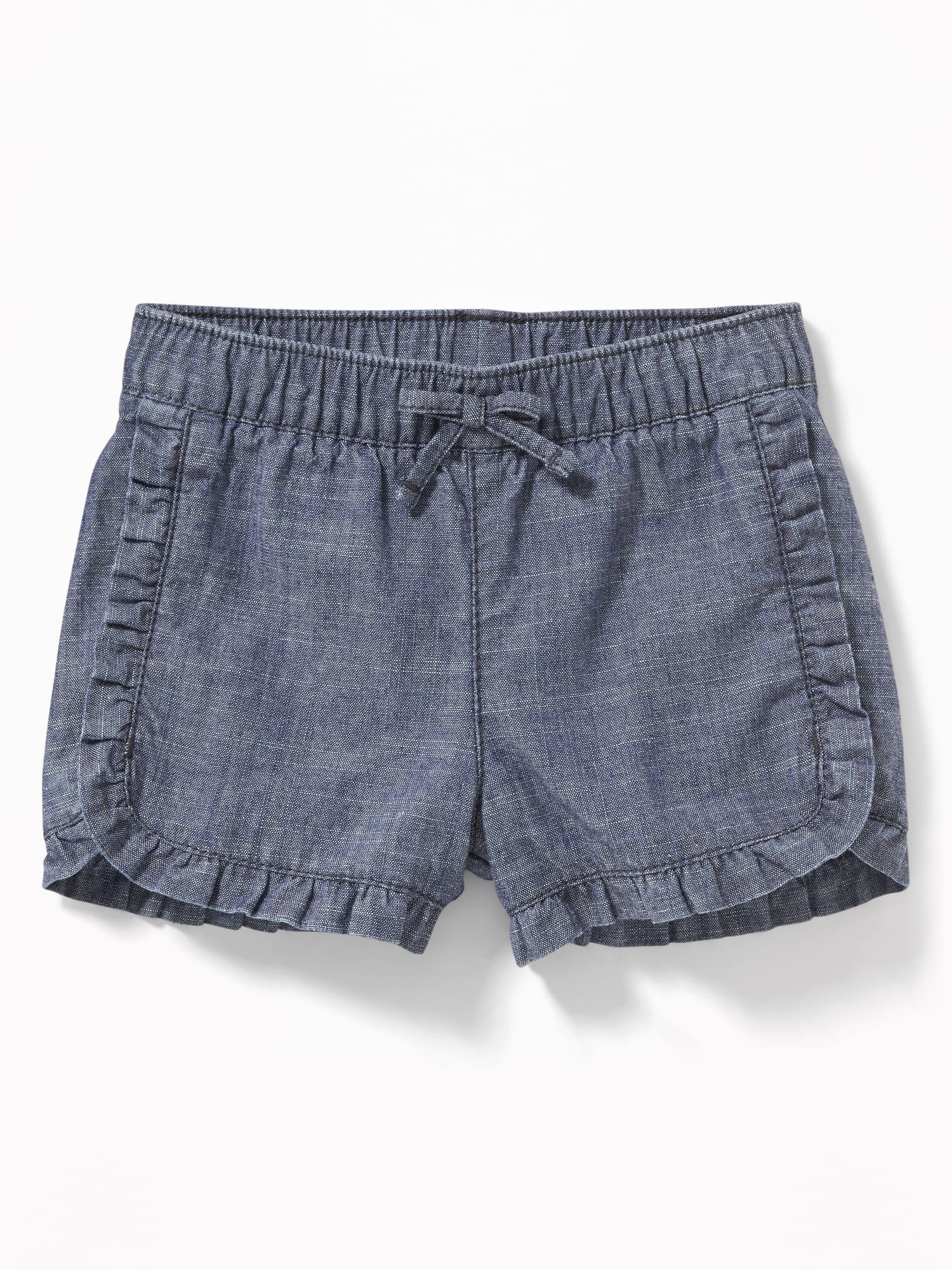 Ruffled Chambray Pull-On Shorts for Baby | Old Navy