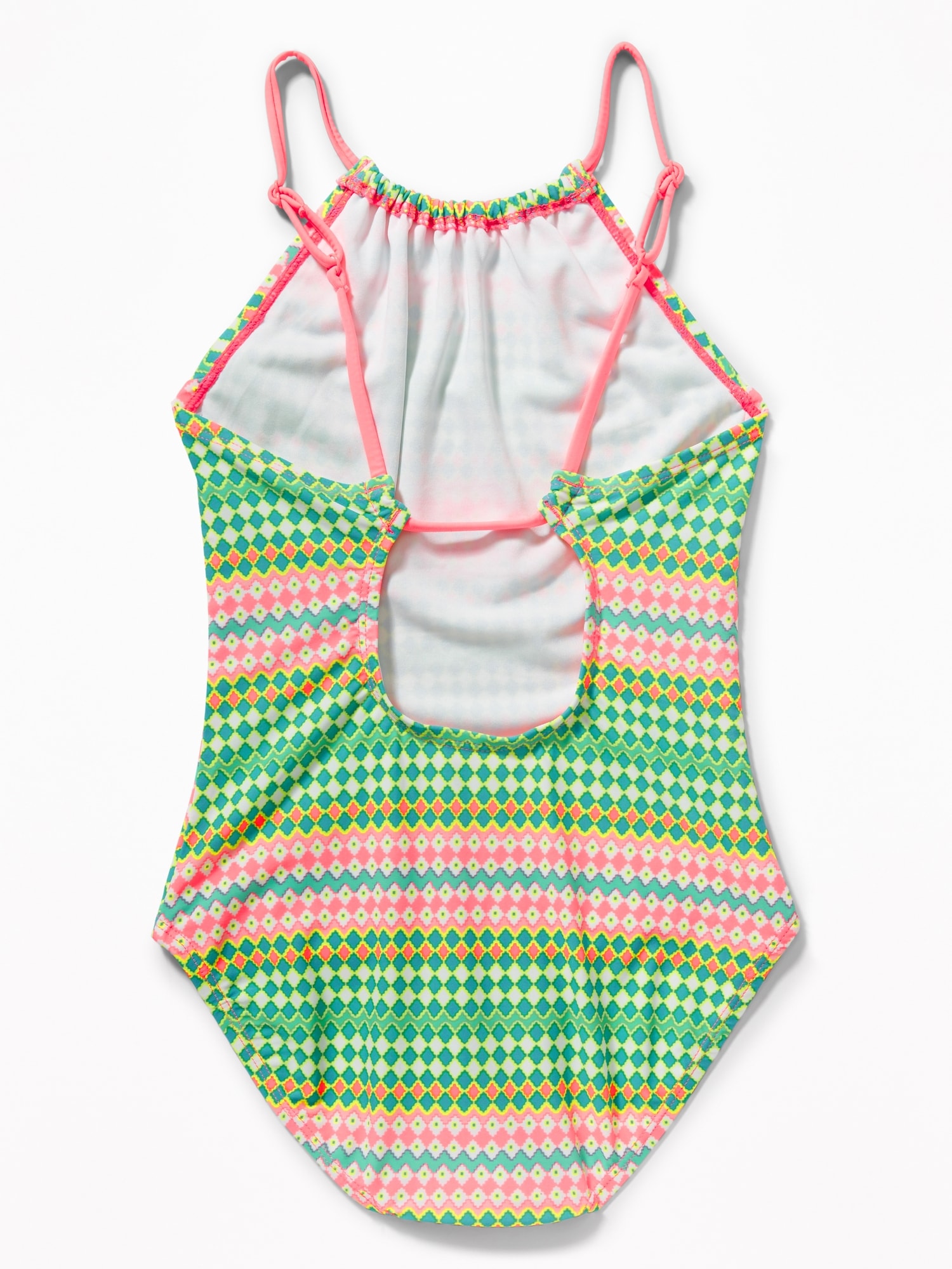 Printed High-Neck Swimsuit for Girls | Old Navy