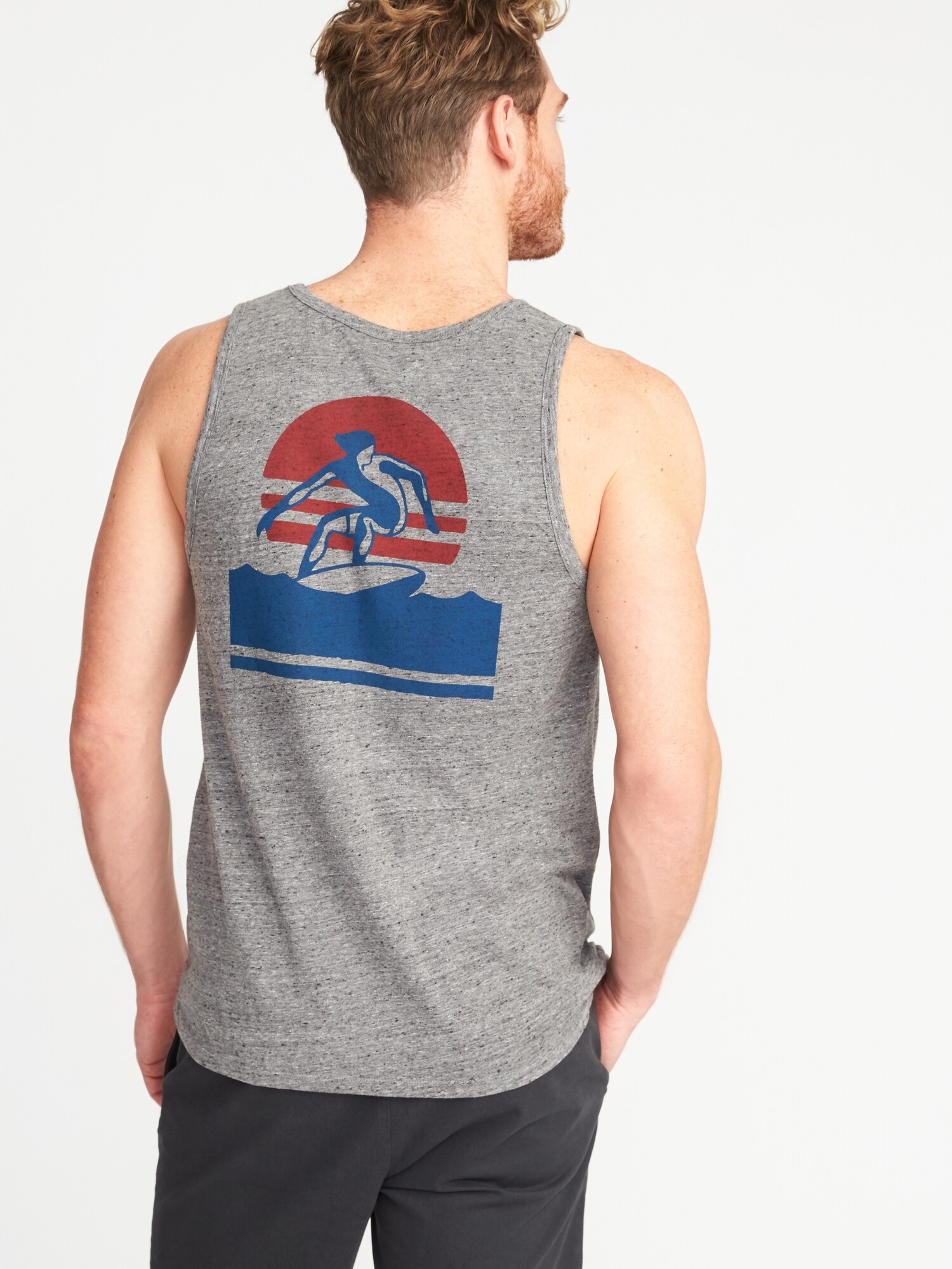 Soft-Washed Graphic Tank | Old Navy