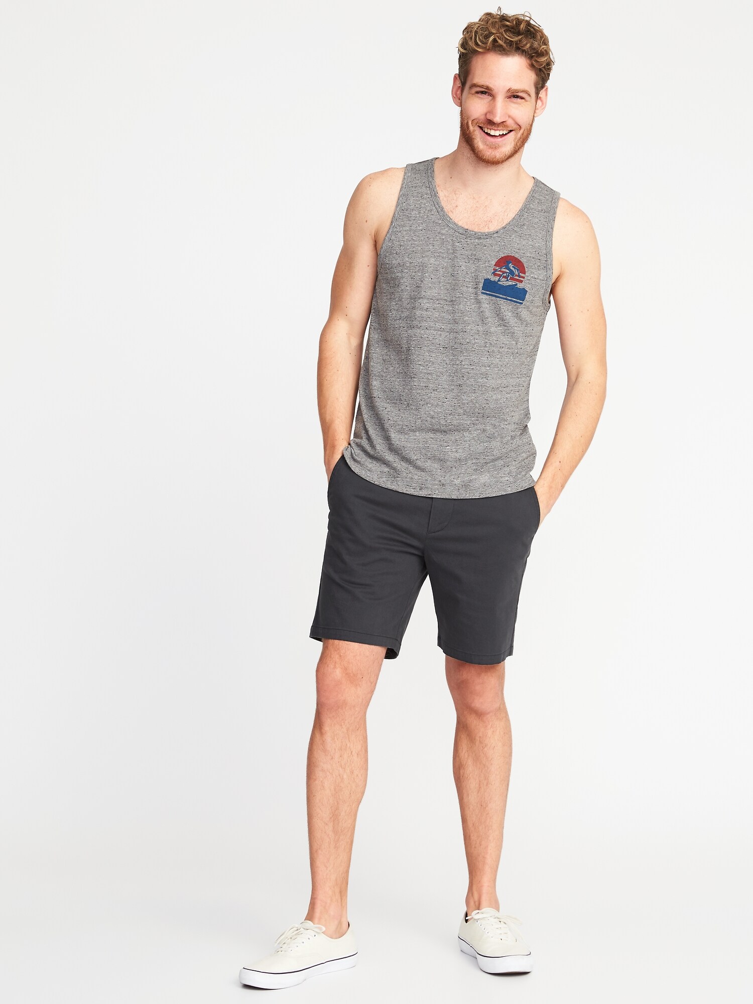 Soft-Washed Graphic Tank | Old Navy