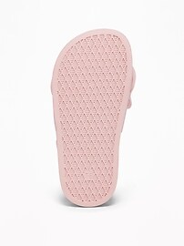 Vinyl Bow-Tie Slide Sandals For Toddler Girls | Old Navy