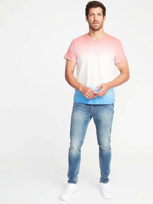 Dip-Dye Pocket Tee for Men | Old Navy