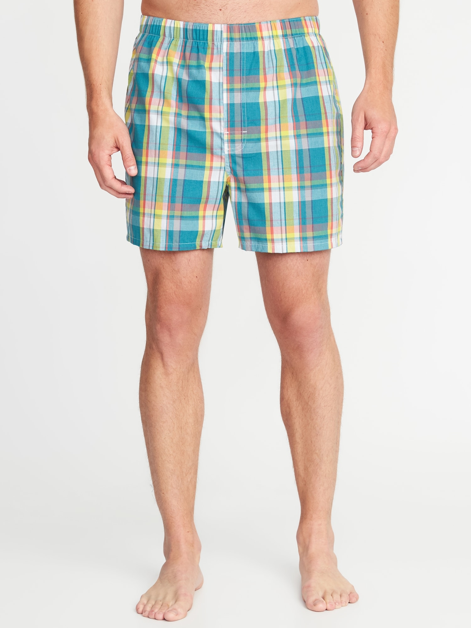 Plaid Poplin Boxers for Men | Old Navy