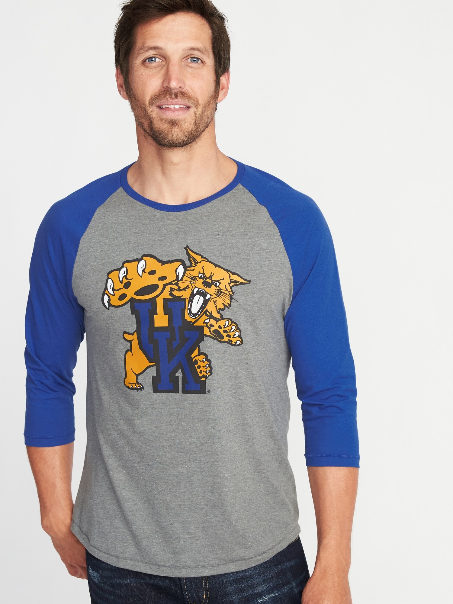 College-Team Raglan-Sleeve Tee for Men | Old Navy